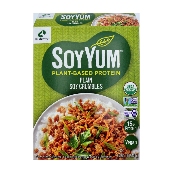 SOYYUM PLAIN SOY CRUMBLES | El Burrito Mexican Food Products